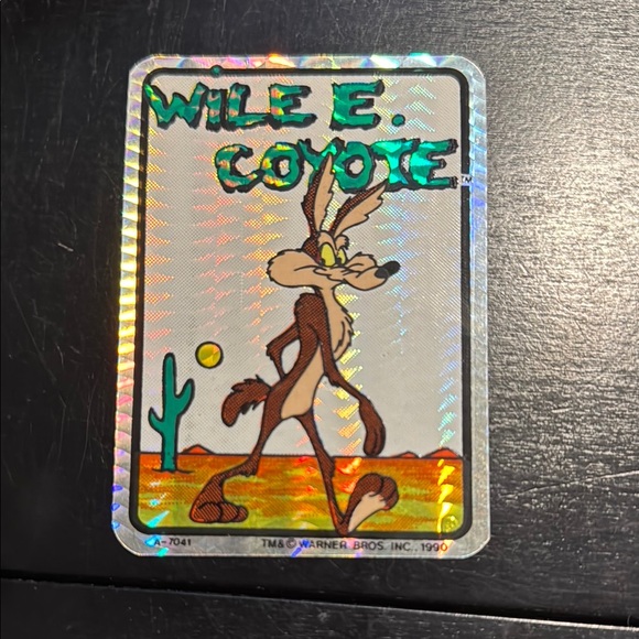 Warner Bros. | Design | Vintage Warner Bros Wile E Coyote Holographic ...
